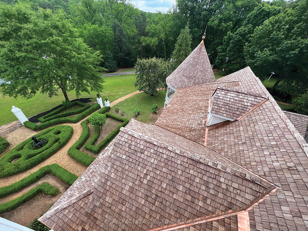 Home Cedar Roof Copper